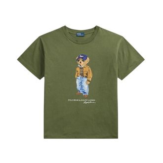 Polo Ralph Lauren T-shirt Polo Bear - Femme - Tops - Vert - Taille: 42 FR