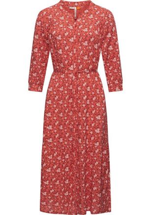 Ragwear Maxikleid Meve Leichtes Langarmkleid mit Blumenmuster