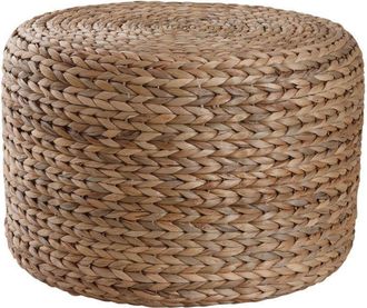 Aubry Gaspard Aubry Gaspard - Pouf rond en jacinthe