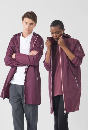 Jott Imperm&eacute;able long Cerise noire Skye - Taille S