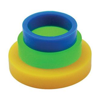 PME F&uuml;hrungsringe f&uuml;r kleinen Ausrollstab, Kunststoff, Mehrfarbig, 14 x 9 x 2.05 cm, 8-Einheiten