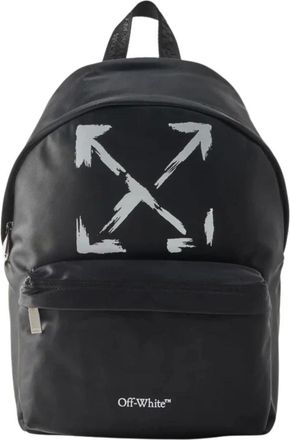 Off-white unisex, Sacs, Noir, Taille: ONE Size Arrow Paint Backpack