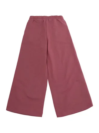 Marni Girls Pants Pink Cotton Trousers