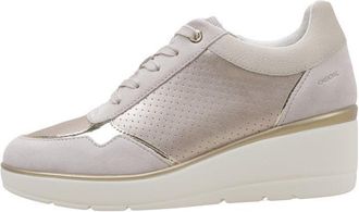 Geox Damen D ILDE A Platform, Champagne/LT Sand, 37 EU