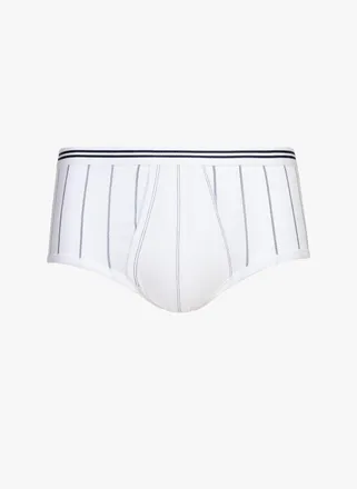 Eminence Slip taille haute ray&eacute; en coton