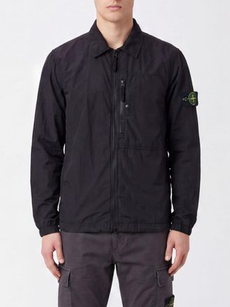 Stone Island Hemdjacke aus recyceltem Econyl-Nylon mit Rei&szlig;verschluss