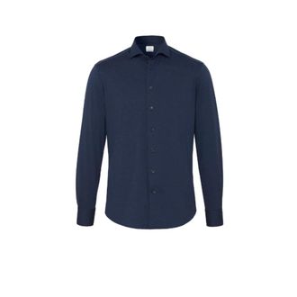 Traiano Homme, Chemises, Bleu, Taille: XL Chemise &agrave; Col Anglais
