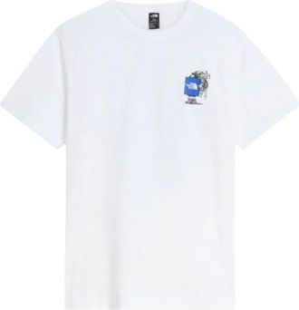 The North Face Tee Manches Courtes Gear Up Get Out Coupe Ample - Homme - Sport - Blanc - Taille: M
