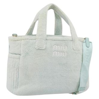 Miu Miu Pre-owned Pile Hand Bag - - Pre-owned - Damen - Blau - ONE SIZE