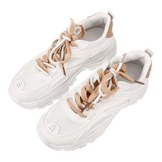 Valiclud Chaussures Femme Mesh Respirantes Baskets Style Rétro à Semelle Épaisse Confortables pour Running et Sport