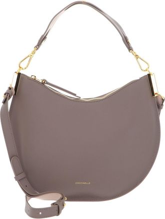 Coccinelle Sunup Handbag Double Grainy Leather Warm Taupe/Rosette