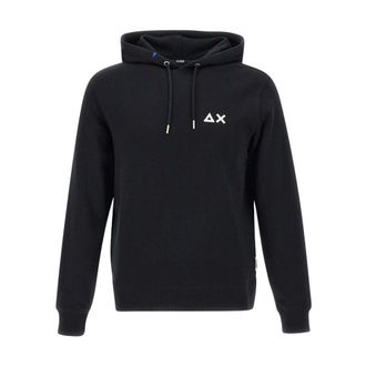 Sun 68 Baumwoll-Hoodie mit verstellbarem Kordelzug - - Sweatshirts & Hoodies - Herren - Schwarzk - S