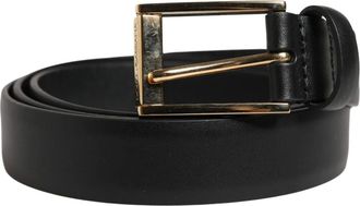 Dolce & Gabbana Homme, Accessoires, Noir, Taille: 105 CM Leather Belt