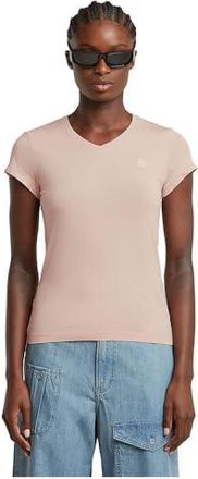 G-Star G-Star Femme Haut Eyben Slim V-Neck 2.0, Rose (liquid pink D24533-4107-1628), XXS