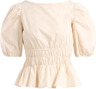 Pinko Pinko, Femme, Blouses et Chemises, Beige, Taille: 38 FR Joandra