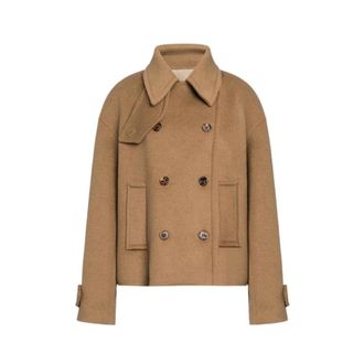 Dondup Doppelreihiger Cabanjacke - - Coats - Damen - Beige - M
