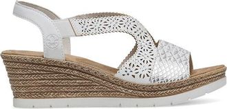 Rieker Sandalen 61916-80 Wei&szlig;