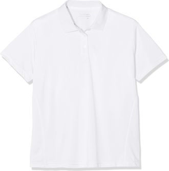 James & Nicholson Damen Ladies&acute; Polo Hight Performance Poloshirt, Wei&szlig; (White), 40 (Herstellergr&ouml;&szlig;e: XL)