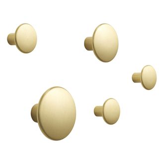 MUUTO Pat&egrave;res en laiton The Dots - Set de 5 Muuto