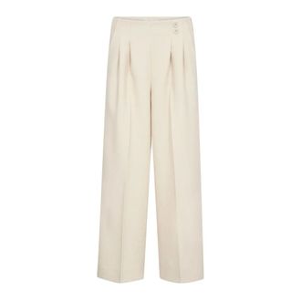 Co'Couture Femme, Pantalons, Beige, Taille: 44 FR Wide Pantalons