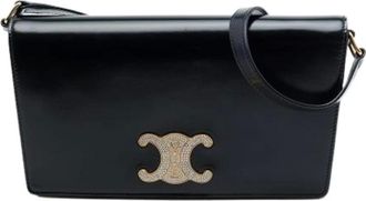 Celine Sac bandouli&egrave;re vintage doccasion - Femme - Pre-owned - Noir - Taille: ONE Size