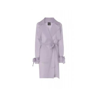 Pinko Pinko, Femme, Manteaux, Violet, Taille: 46 FR Pinko - Manteaux > Trenchs