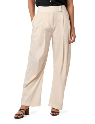 Pinko Damen Papillon Tecno Popeline L&auml;ssige Hose, P97_Farbton Rosa, 48