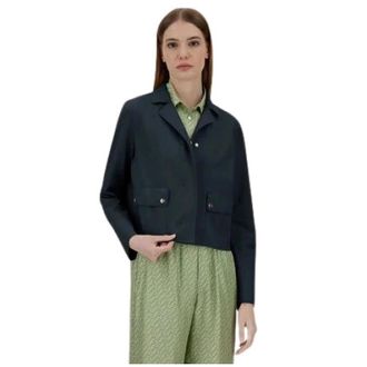 Herno Gi0105D 13455S - - Jackets - Damen - Blau - M