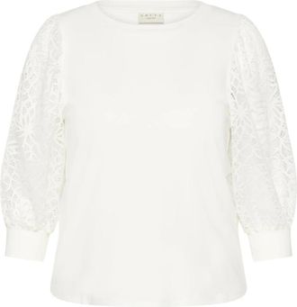 Kaffe Curve Femme, Blouses et Chemises, Blanc, Taille: 40 FR Blouses