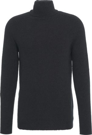 Roberto Collina Homme, Pulls, Bleu, Taille: M Pull Classique à Col Montant