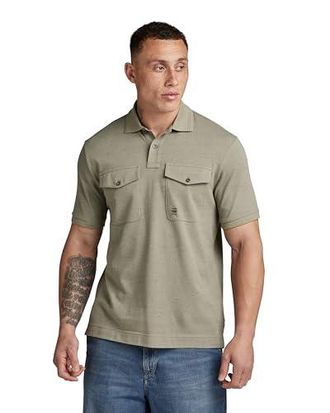 G-Star G-Star Homme Polo Dunda Pocket, Multicolore (shamrock htr D24362-D565-C322), S