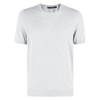 Tagliatore Girocollo TEE - - Tops - Herren - Grau - 3XL