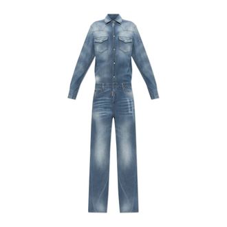 Dsquared2 Denim Jumpsuit - - Jumpsuits & Playsuits - Damen - Blau - 2XS