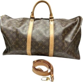 Louis Vuitton unisex, Pre-owned, Brun, Taille: ONE Size Sac Week-end Pre-owned en Toile