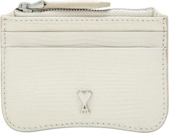 Ami Zipped Card Holder - - Accessories - Damen - Wei&szlig; - ONE SIZE