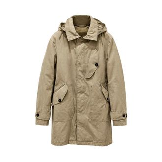 Ten c Ice Storm Car Coat - Homme - Manteaux - Beige - Taille: M