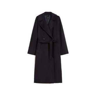 Max Mara Resina Coat - - Coats - Damen - Blau - 2XS