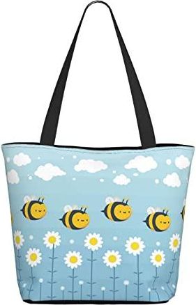 AOOEDM Cute-Bee Ladies Shopping Bag 13x11x7in.Le cadeau parfait pour la Saint-Valentin.Cest de la Saint-Valentin pour maman, fille, &eacute;pouse, etc