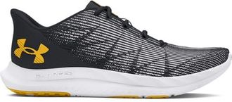 Under Armour Homme UA Charged Speed Swift Chaussures de Course, Black/Black/Taxi, 44.5 EU
