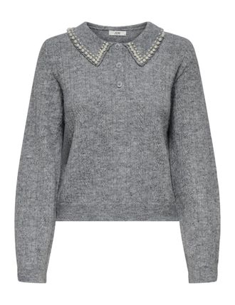 Jacqueline de Yong Jdyapril Life L/S Pearl Collar Pull KNT