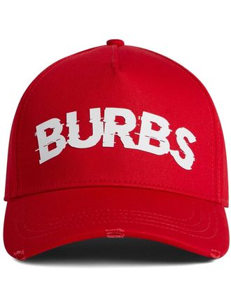Dsquared2 casquette Burbs &agrave; imprim&eacute; - Rouge