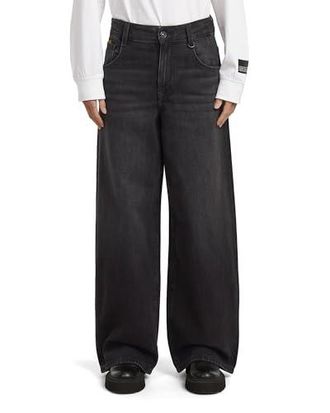 G-Star Femme Jean Skater High Loose, Multicolore (worn in black relic D25286-D933-H552), 32W / 32L