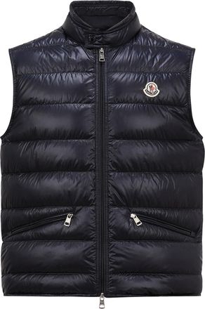 Moncler Moncler Gui Packable Down Gilet, Men, Blue, Size: 0