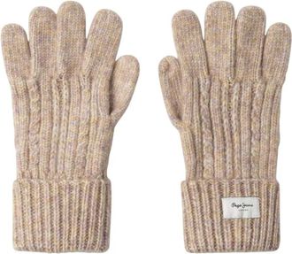 Pepe Jeans London Femme, Accessoires, Beige, Taille: ONE Size Francis Gloves