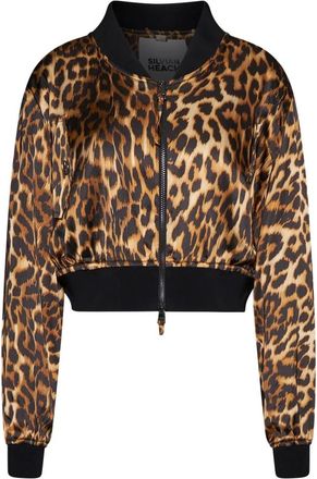 Silvian Heach Femme, Vestes, Multicolore, Taille: 40 FR Veste Bomber Courte