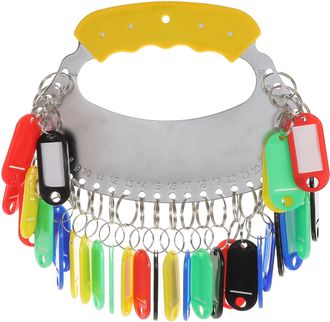 Aboofan TEHAUX Schl&uuml;sselverwaltungsscheibe mit Beschriftbaren Key Tags und Robusten Haken f&uuml;r Lager und B&uuml;ro Langlebiger Schl&uuml;ssel Organizer aus Kunststoff un