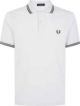 Fred Perry Homme, Tops, Blanc, Taille: XL Polo Chemises