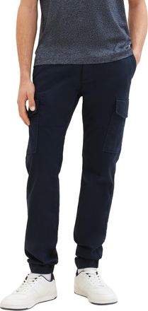 Tom Tailor Herren Regular Fit Cargo Hose mit Stretch, sky captain blue, XXXL