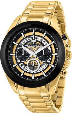 Maserati Uhr R8873612058 Goldfarben
