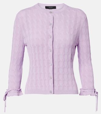 Gucci Cardigan en maille torsad&eacute;e